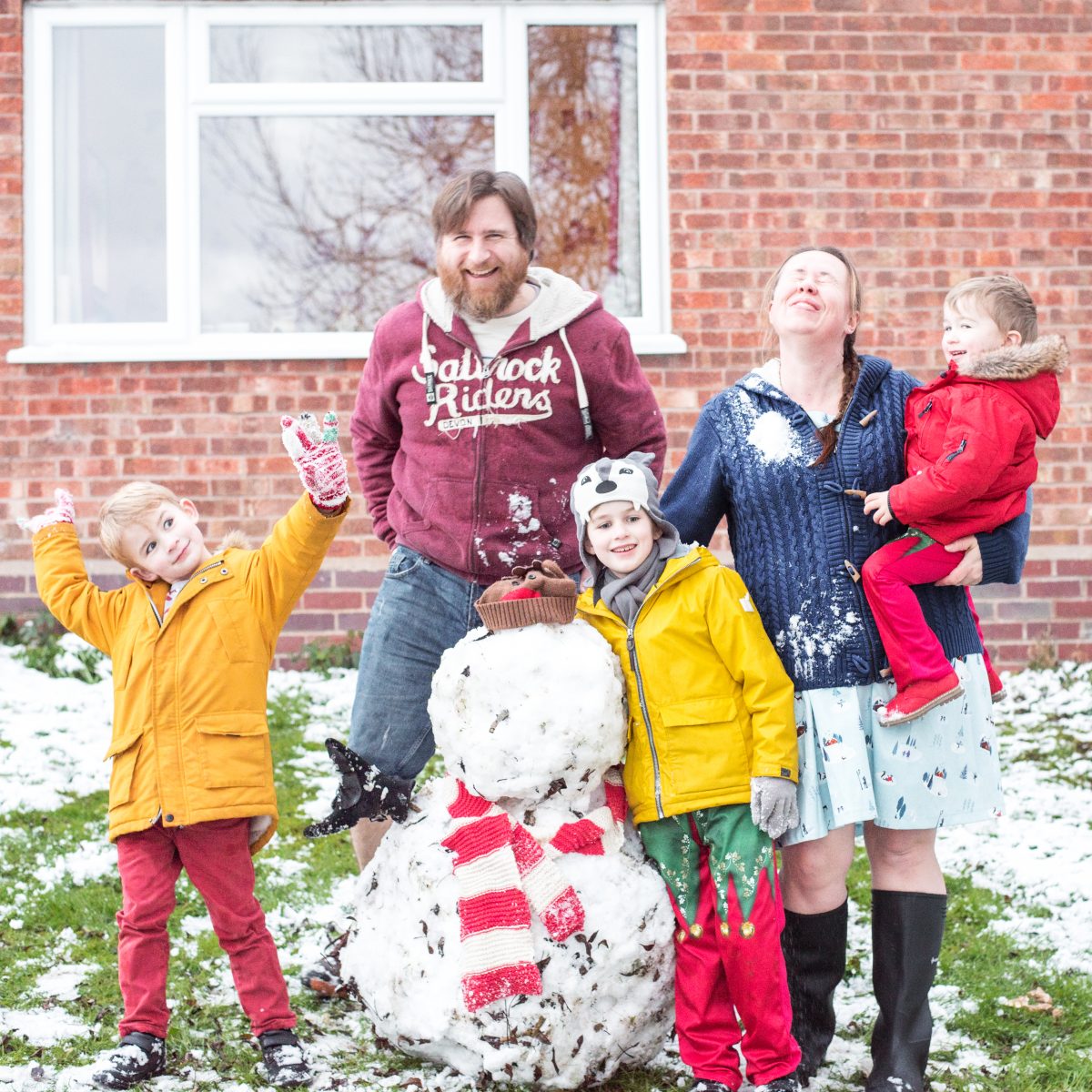 SNOW DAY FAMILY PORTRAIT 2017 – Keep Up With The Jones Family